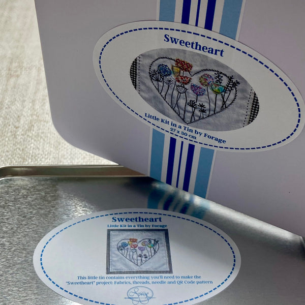 Sweetheart - Slow Stitch Kit in a Tin – Forage
